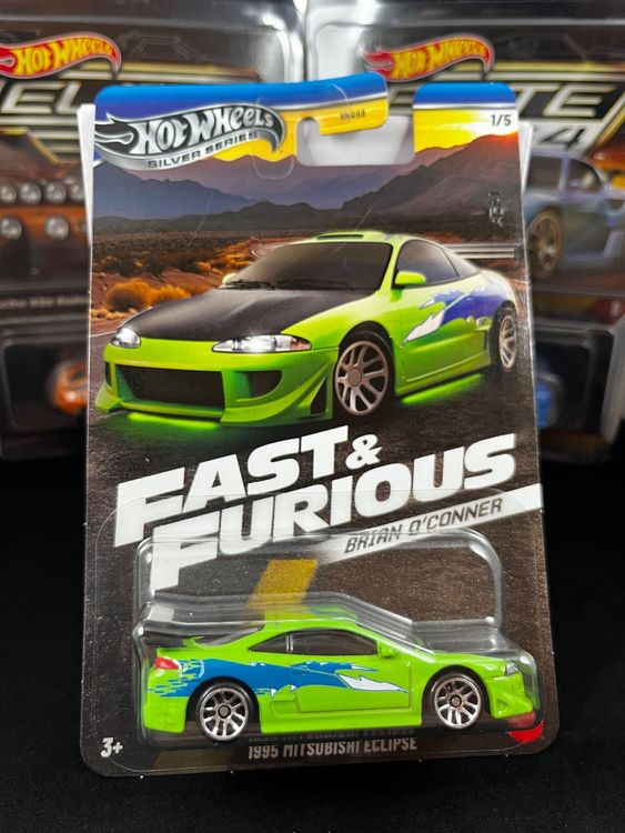 Hot Wheels 1995 Mitsubishi Eclipse - Brian O'Conner F&F -1/5 (Neu und ...