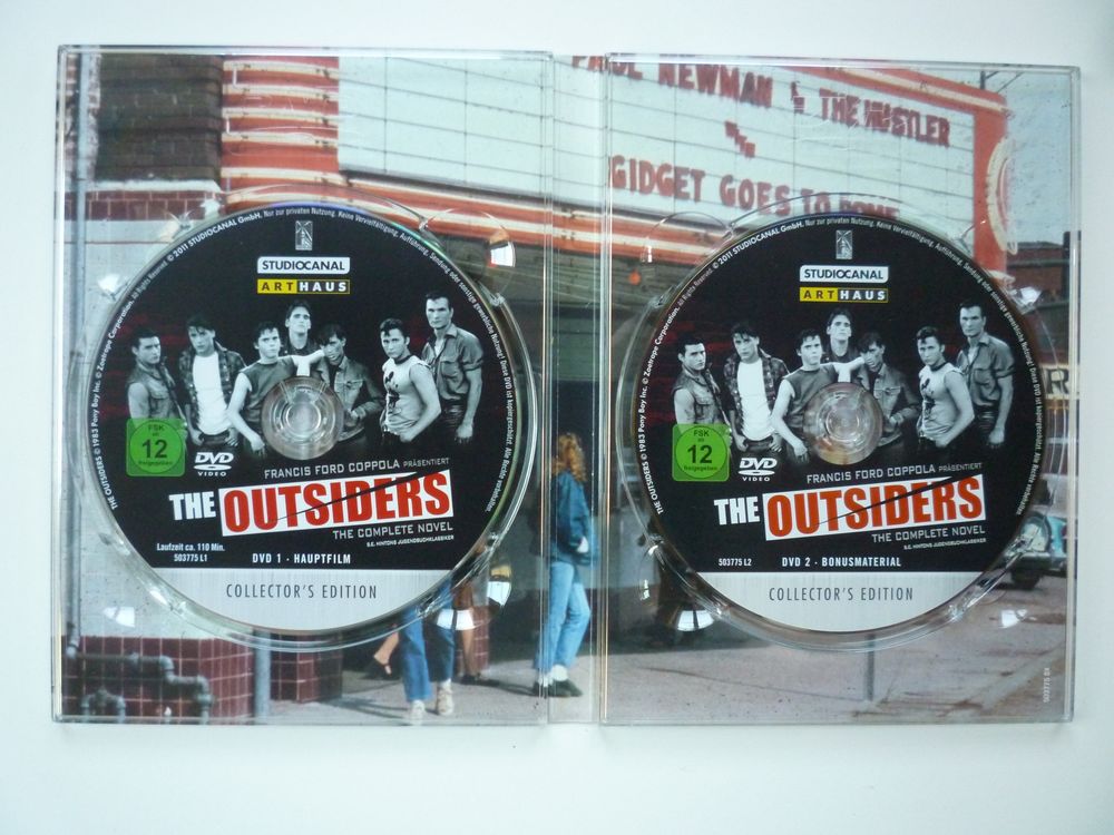 The Outsiders - Arthaus Klassiker 1983 Tom Cruise, P. Swayze (Gebraucht ...