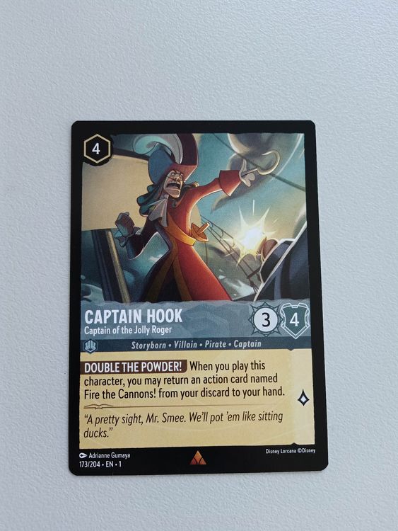 Lorcana - Captain Hook - Rare Karte - Disney | Kaufen auf Ricardo