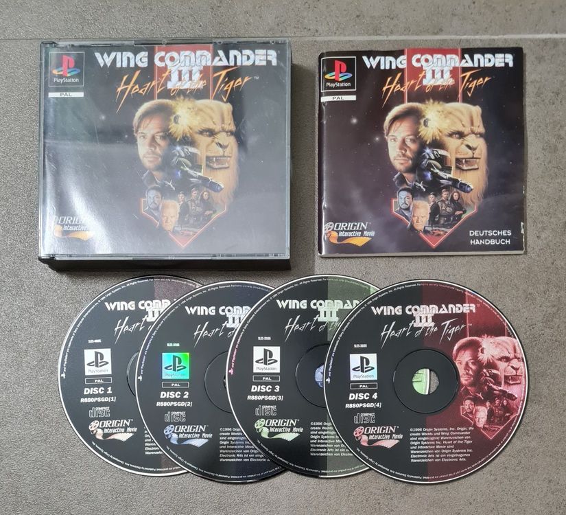PS1 WING COMMANDER 3/III - Heart of the Tiger - TOP Zustand! | Kaufen ...