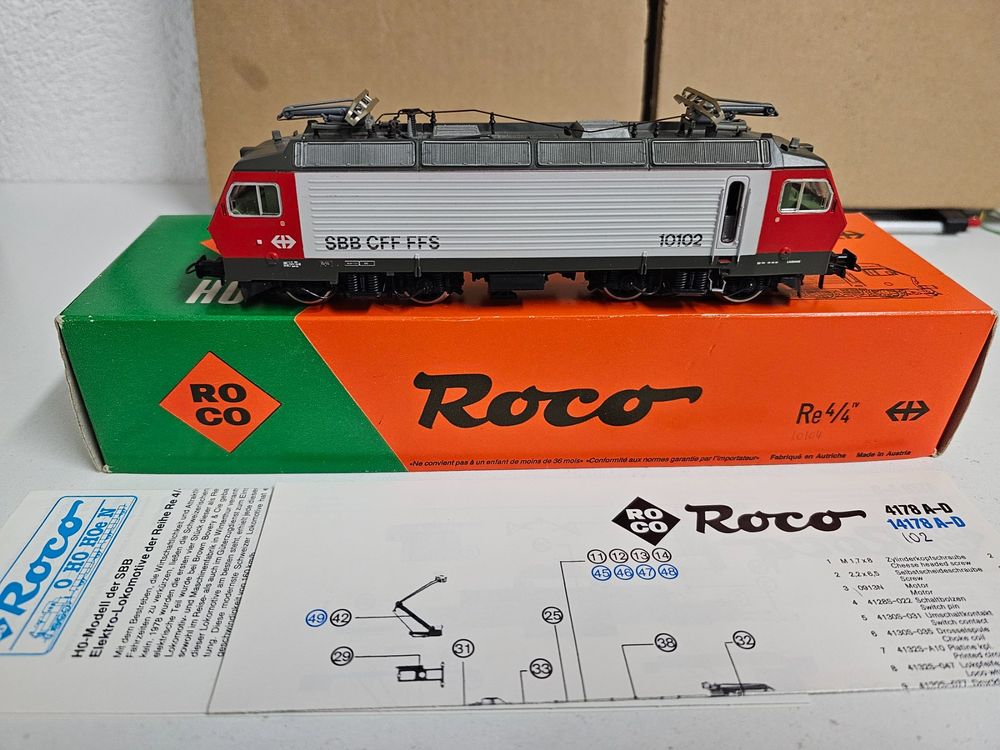 ROCO 14178C lok Re 4/4 CFF 10102 dès 1.-fr | Kaufen auf Ricardo