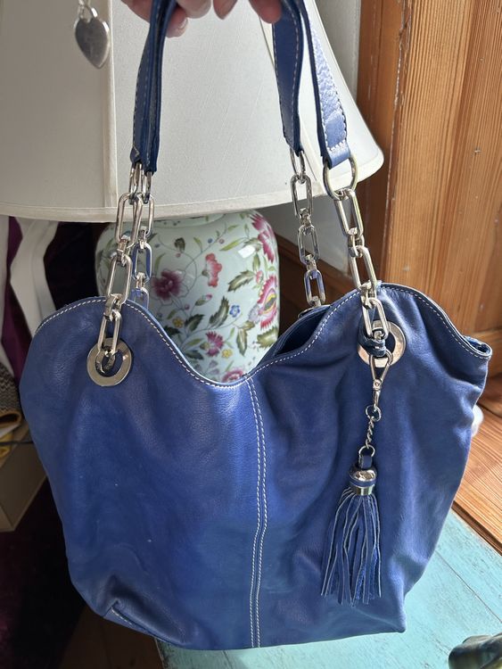 Königsblaue super edle Ledertasche (Neu (gemäss Beschreibung)) in ...