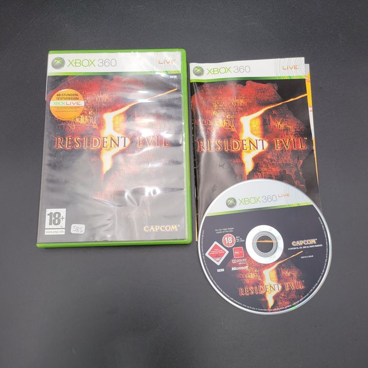 Resident Evil 5 Xbox 360 (Gebraucht) in Domat/Ems für CHF 2.9 – mit Lieferung auf Ricardo kaufen