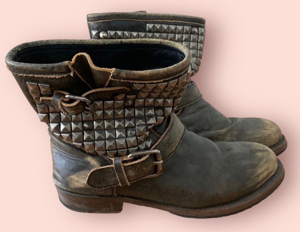 Ash Leder Boots Gr. 39 | Kaufen auf Ricardo