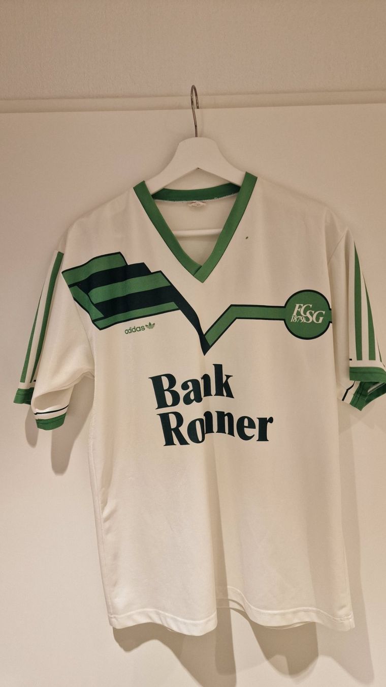Vintage FC St. Gallen Trikot 1989/1990 - Bank Rohner (Gebraucht) in ...