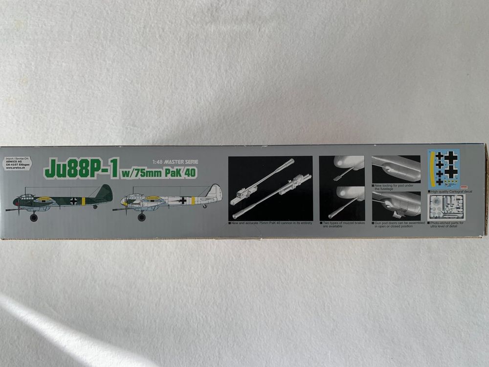 Junkers Ju 88P-1 Tank Buster with 75mm PaK 40 #5543 1/48 (Gebraucht) in Pully für CHF 35 – mit ...