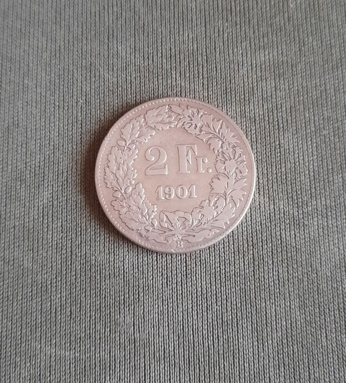Pièce de CHF 2.-- 1901 | Kaufen auf Ricardo