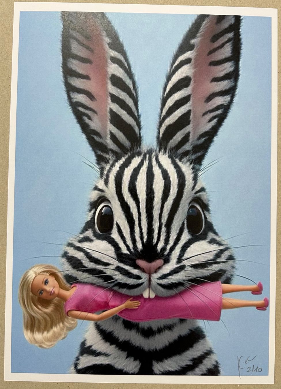 KeC: Zebra Bunny - Barbie Love, limitiert, signiert 2/10 (Neu (gemäss ...