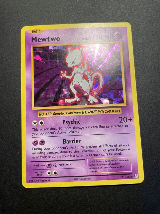 Mewtwo 51/108 Holo Cracked Ice Theme Deck (Gebraucht) in Zürich für CHF ...