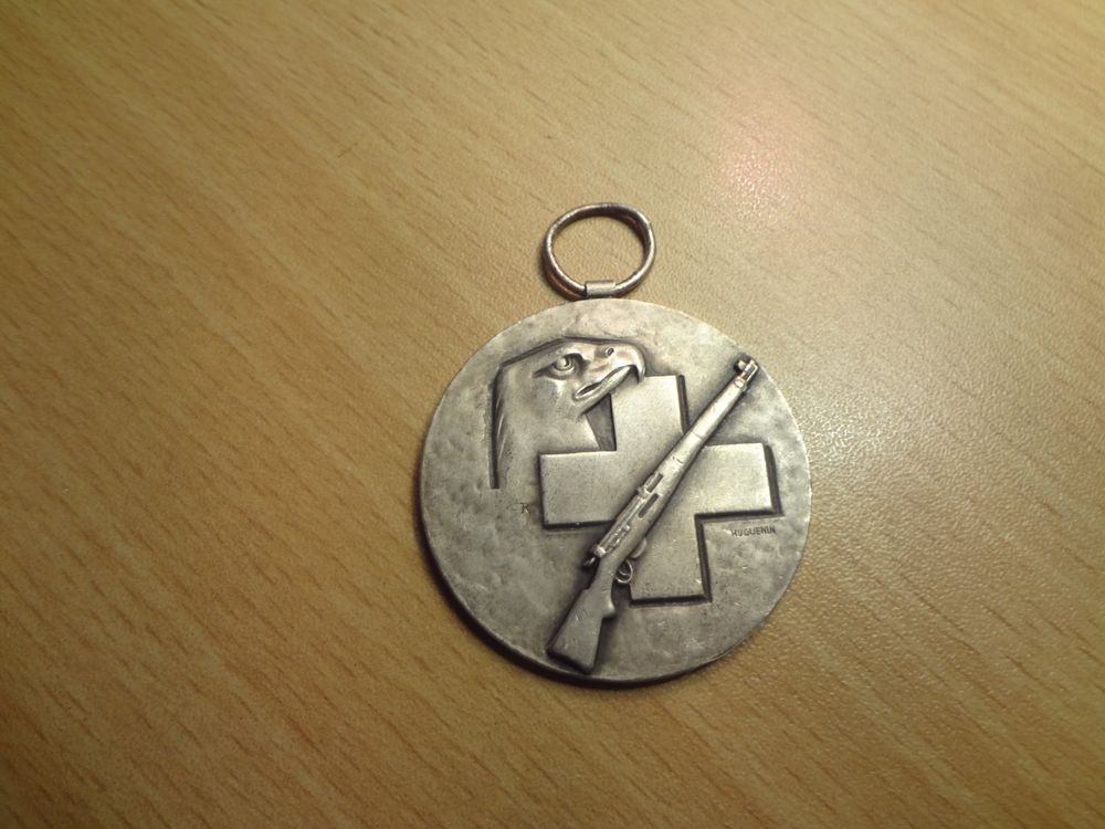 UNBEK SCHWEIZER SCHIESS MEDAILLE +++ (Gebraucht) in la heutte für CHF 5 ...