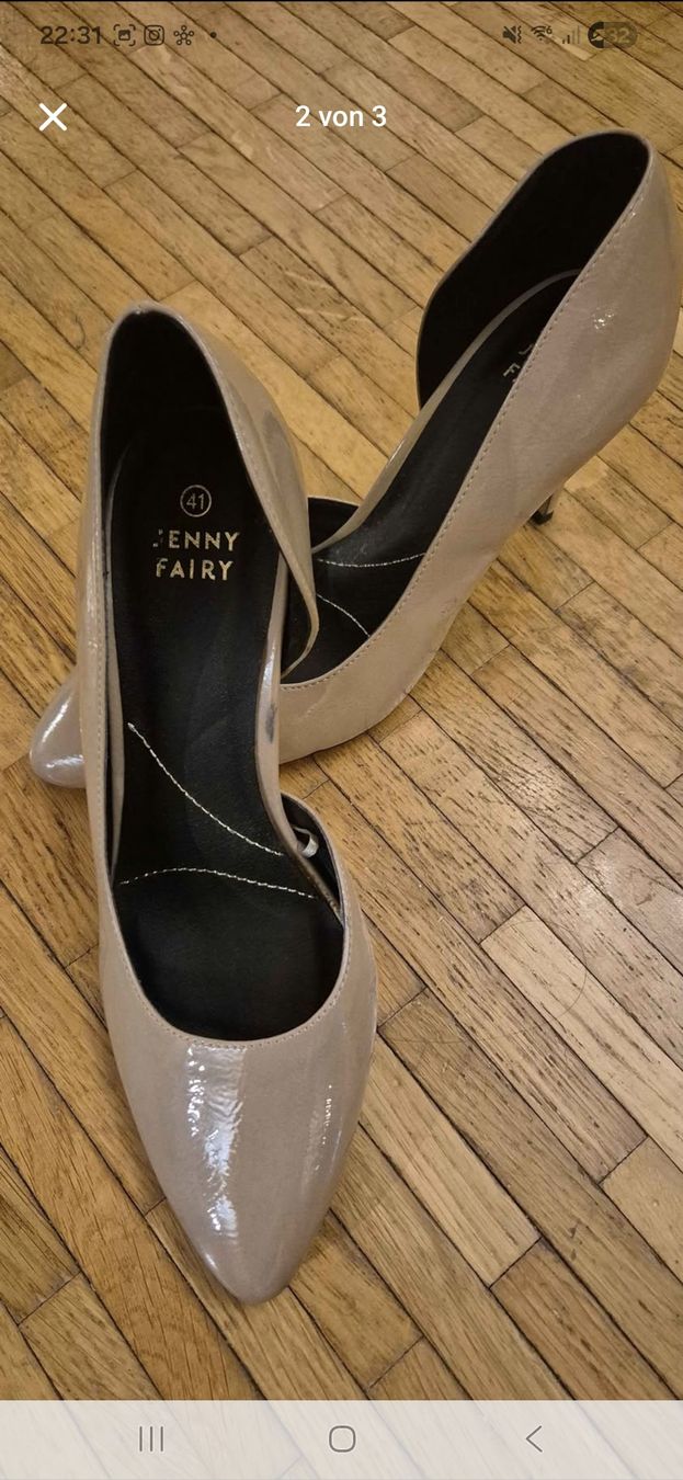 Jenny Fairy Pumps, beige Lack-Optik, Gr. 41, Top Zustand! (Gebraucht) in Kloten für CHF 15 – nur ...