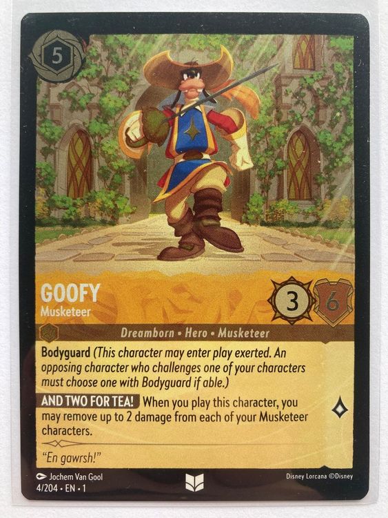 Lorcana Disney GOOFY 4/204 EN UNCOMMON FOIL | Kaufen auf Ricardo