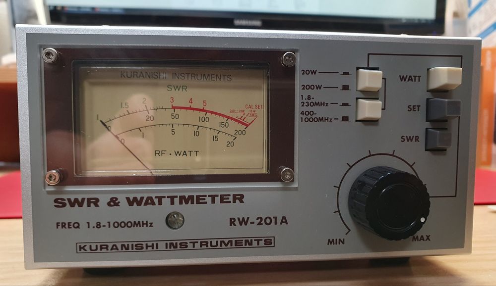 SWR und Wattmeter Kuranishi RW-201 A / Freq. 1.8 -1000 Mhz. (Gebraucht ...
