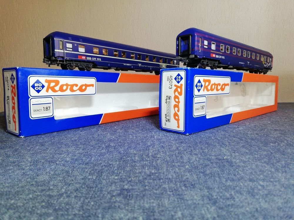 2x Roco Sbb Schlafw. WLABmh H0 1:87 AC | Kaufen auf Ricardo