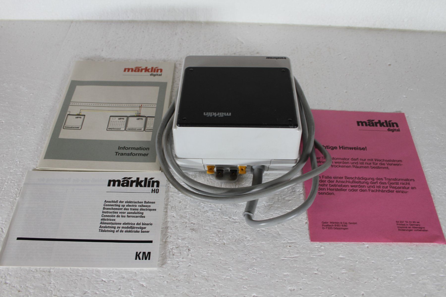 Märklin 6002 Transformer 52 VA 230 Volt OVP Papiere (Gebraucht) in ...