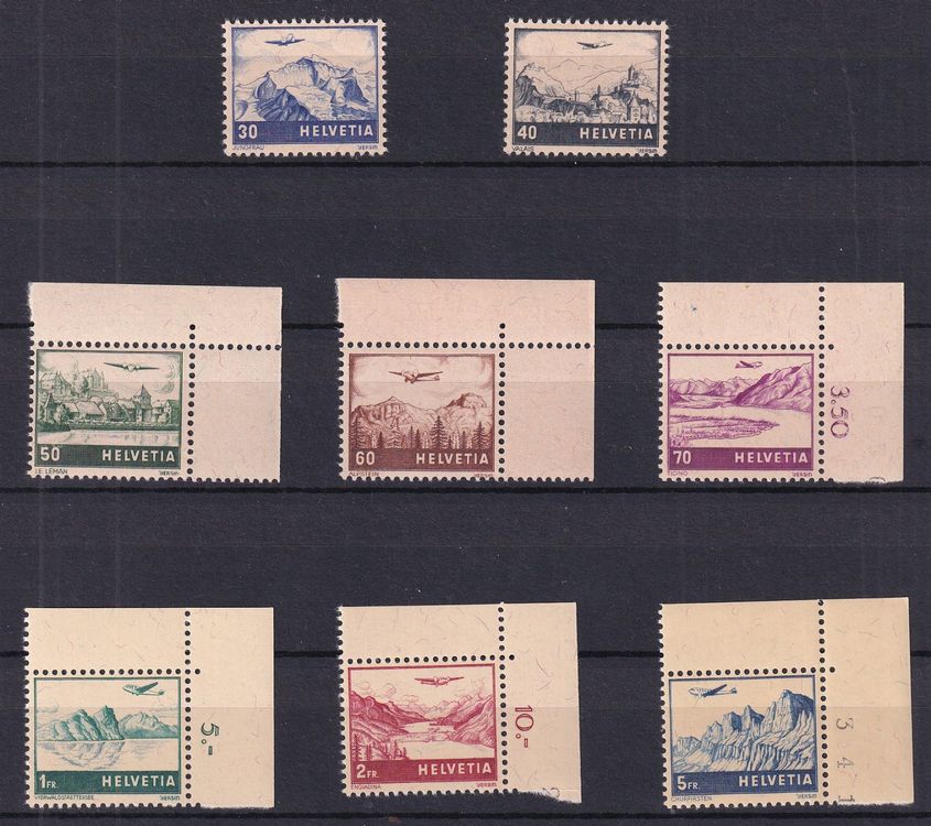 LOT Landschaften und Flugzeuge 1941 postfrisch+++++ (Gebraucht) in Samnaun-Compatsch für CHF 28 ...