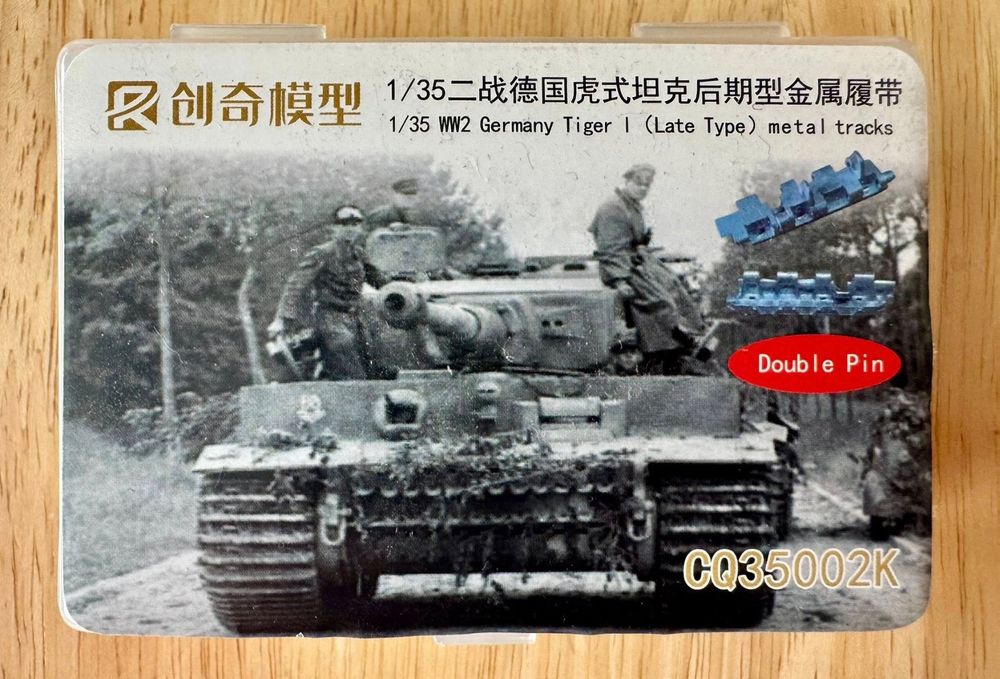 CQ35002K 1/35 Metal Track, Metal Pin for Tiger I Late Prod (Gebraucht ...
