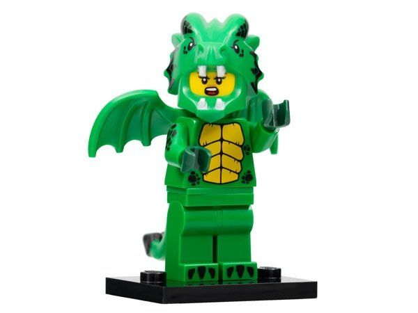 Original LEGO Minifiguren Serie 23 - Grüner Drache Kostüm | Kaufen auf ...
