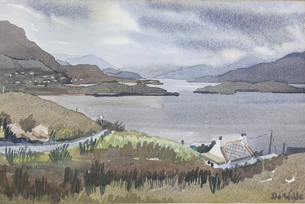 DONALD WILDE (Schottland 20./21. Jh.) - orig. Aquarell (Gebraucht) in ...
