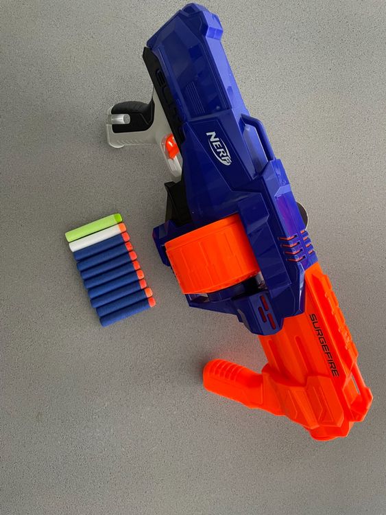 Nerf Elite Surgefire (Gebraucht) in Estavayer-le-lac für CHF 10 – mit Lieferung auf Ricardo kaufen