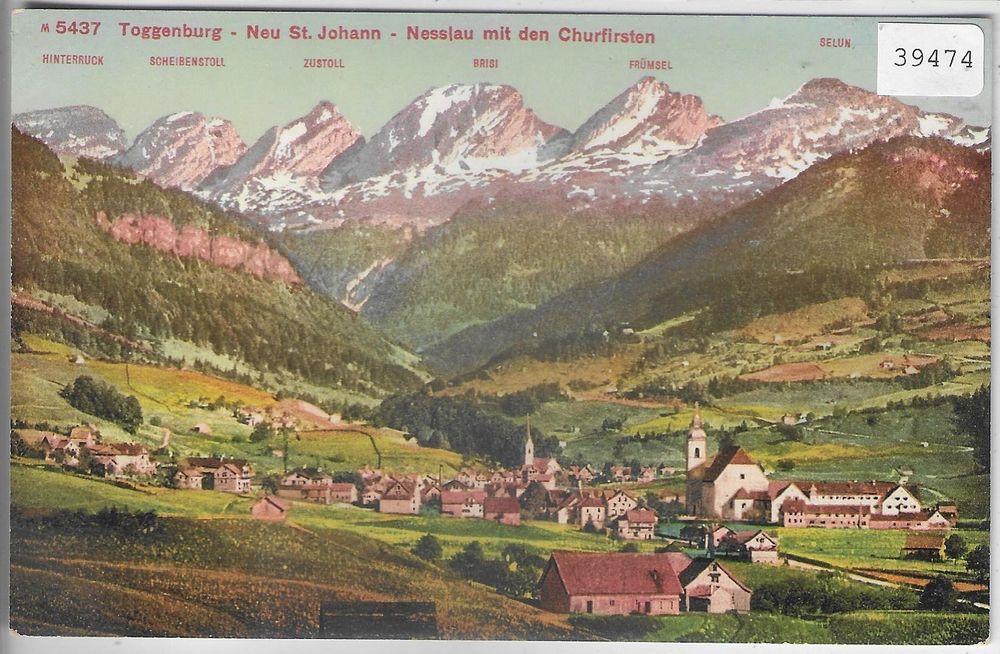 Toggenburg - Neu St. Johann-Nesslau - Litho (Gebraucht) in Ettingen für ...