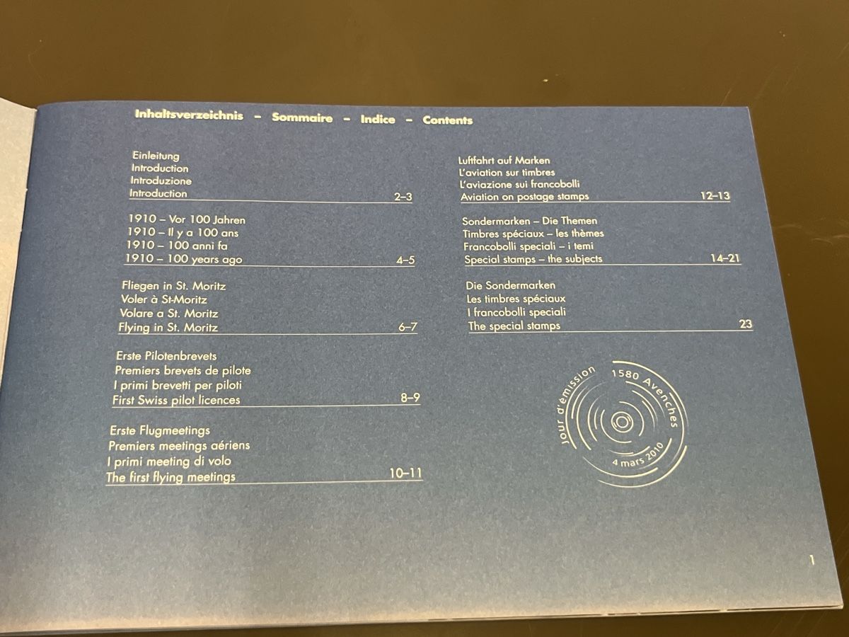 100 Jahre Schweizer Luftfahrt - Sonderausgabe! Top! (Neu (gemäss ...