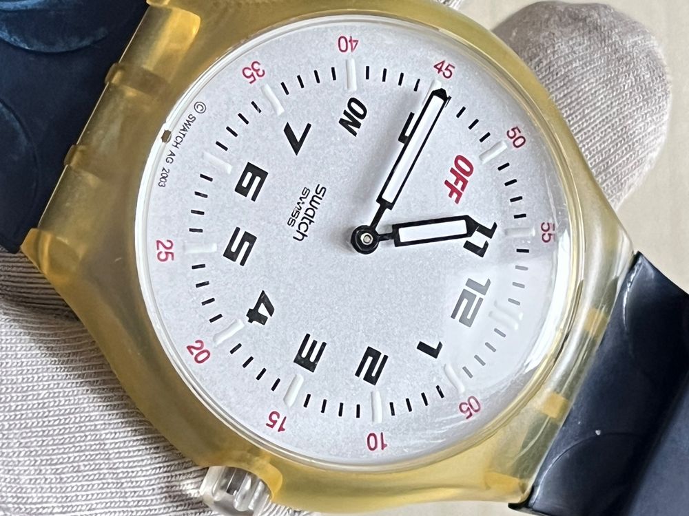 Swatch Uhr, Rarität "On Off" (Gebraucht) in Grenchen für CHF 10 – mit ...