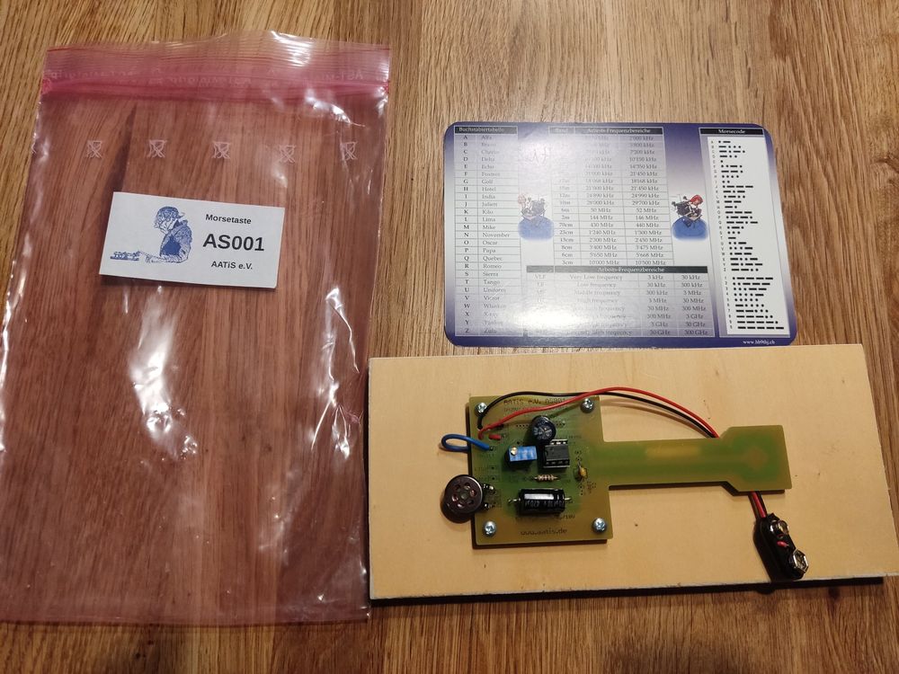 Morsetaster AS001 inkl. Morsealphabet (Gebraucht) in Felben-Wellhausen ...