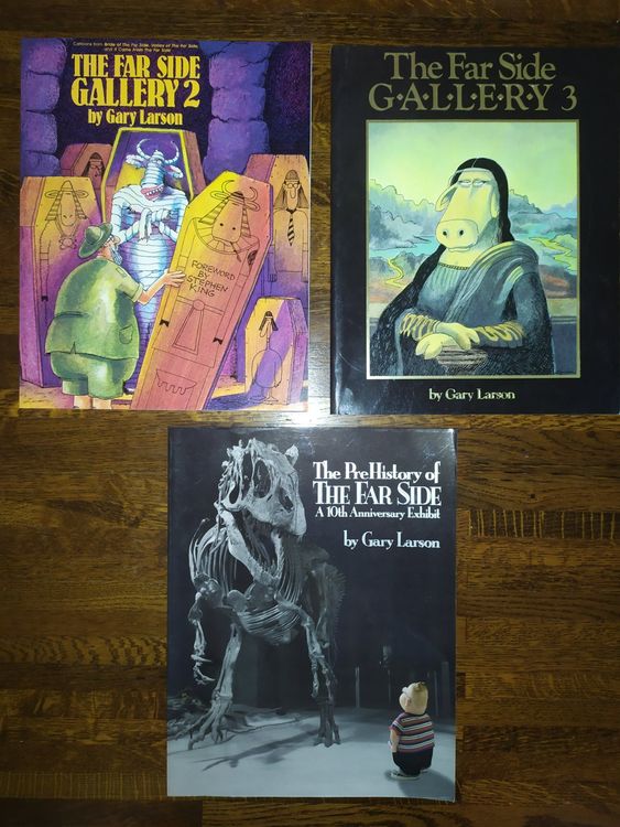 3x Gary Larson: THE FAR SIDE Gallery 2+3+10th Ann. /english | Acheter ...