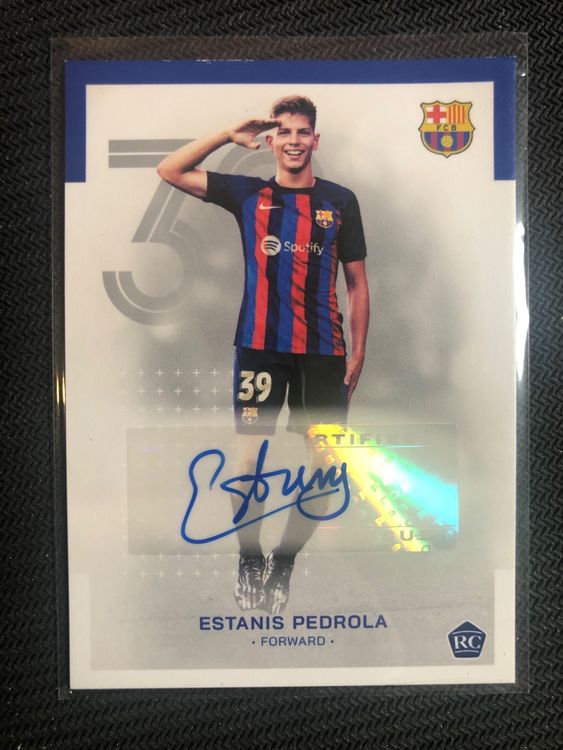 Topps FC Barcelona Team Set Estanis Pedrola Rookie Autogramm (Gebraucht ...