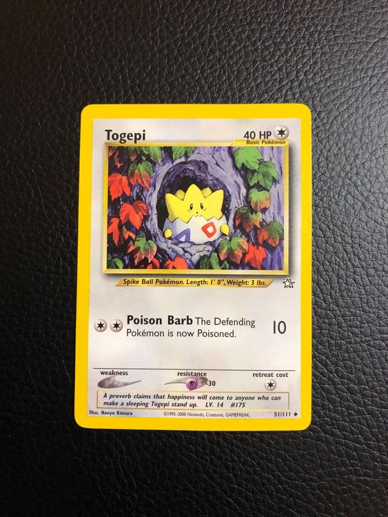 Neo Genesis Togepi 51/111 Ab 1 (Gebraucht) in Paradiso für CHF 1 – mit ...