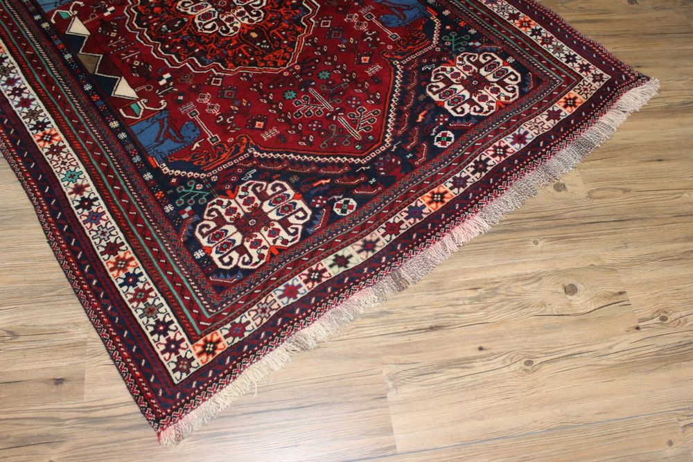 Schöner Gasghai Kashkuli Gabbeh Teppich Persien 158 x 203 cm | Kaufen ...