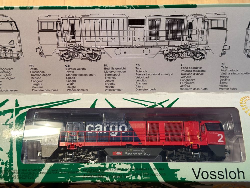 Mehano SBB Cargo Am 840 003-8 DC Gleichstrom Vossloh G2000 (Neu (gemäss ...