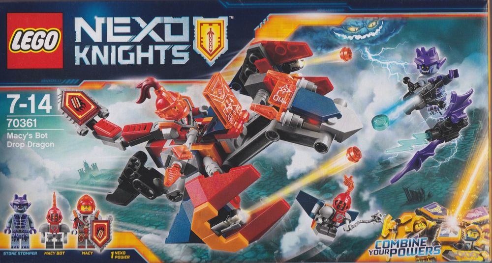 LEGO NEXO KNIGHTS 70361 DRAGONE SGANCIA ROBOT DI MACY new | Kaufen auf ...