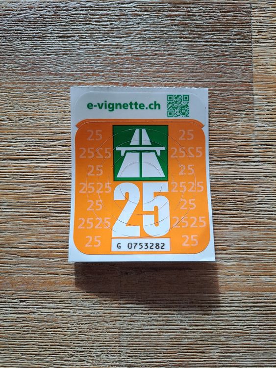Autobahnvignette 2025 | Kaufen auf Ricardo