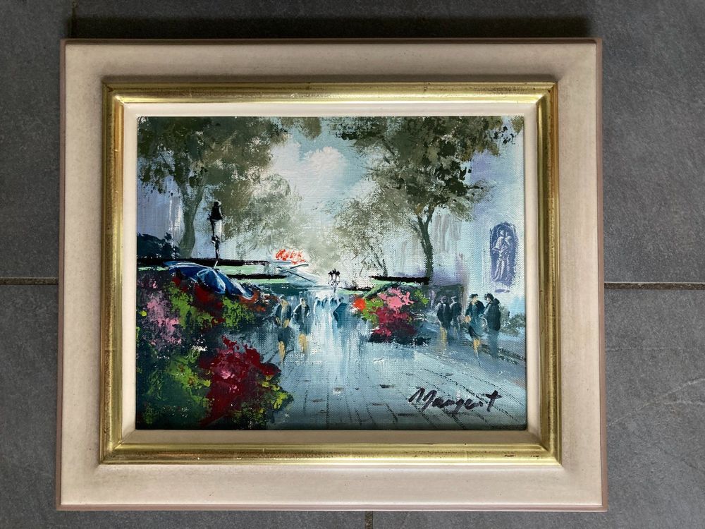 Gemälde Original unleserlich signiert in Holzrahmen (Gebraucht) in Subingen für CHF 49 – mit ...