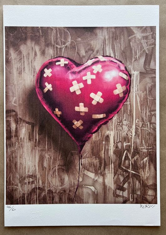 Banksy: Broken Heart 46/60 | Kaufen auf Ricardo