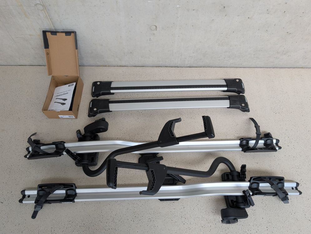 Thule Pro Ride 598 & Thule WingBar Edge Auto Velo Dachträger (Gebraucht ...