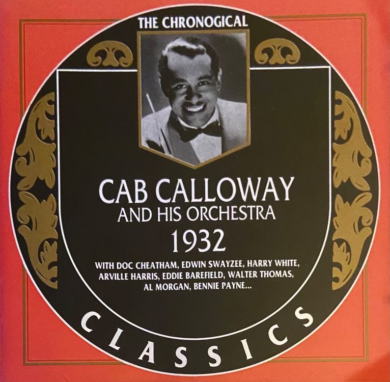 CD Cab Calloway And His Orchestra 1932 Chronological Jazz | Kaufen auf ...