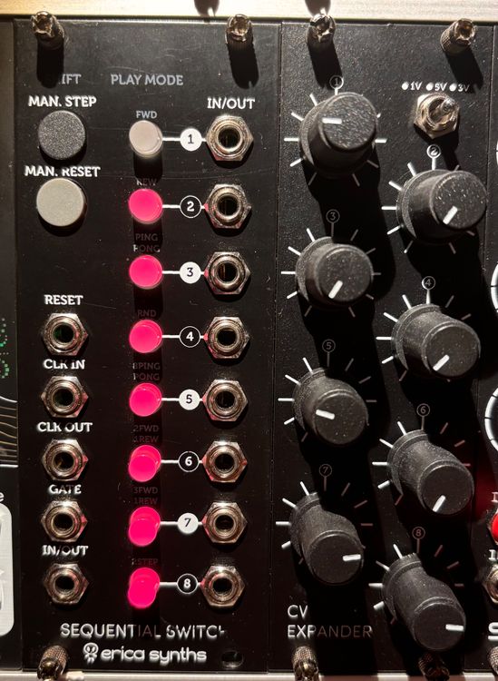 Sequential Switch V2 Erica Synths Eurorack inkl Expander (Gebraucht) in ...