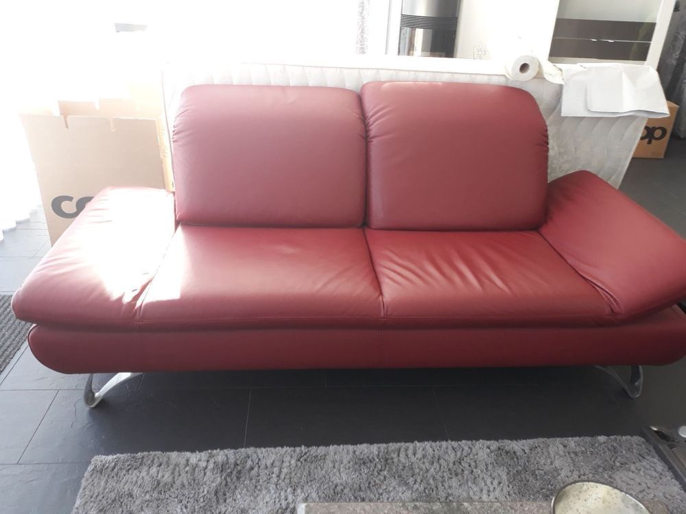 2er/3er Leder Sofa (Gebraucht) in Altbüron für CHF 350 – nur Abholung auf Ricardo kaufen
