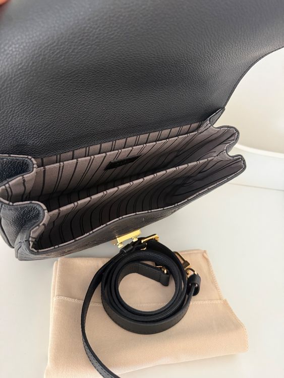 Louis Vuitton Pochette Métis en cuir Empreinte Noir (Gebraucht) in ...