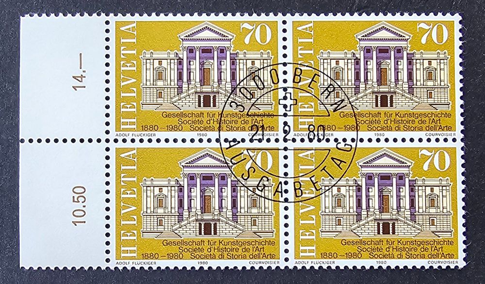 Z 638 Gesell. für Kunstgeschichte/Viererblock ET **/ (1980) (Neu (gemäss Beschreibung)) in ...