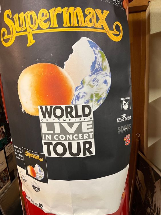 SUPERMAX- Worldtour 1992/ Konzertplakat/Weltformat/ neu (Gebraucht) in ...