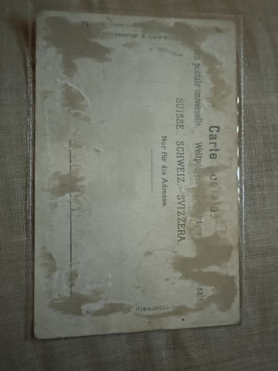 Carte Postale Ancienne Zurich, Suisse, Collection Été! (D'occasion) à Vesenaz pour CHF 3 – avec ...