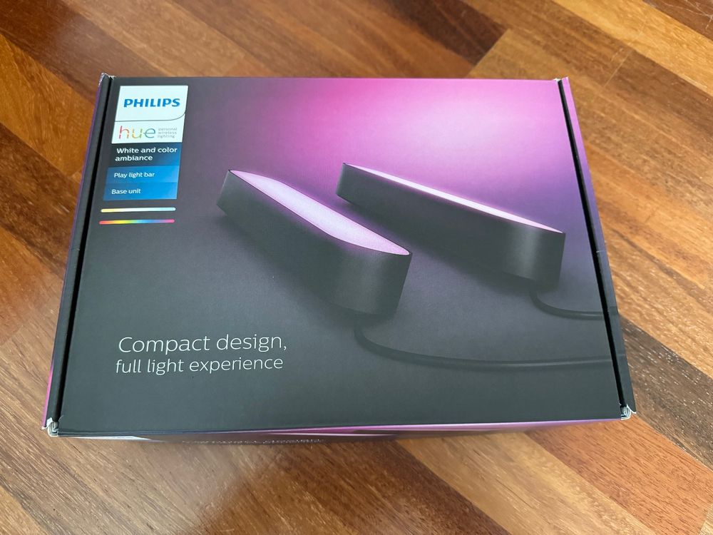 Philips Hue Play Lightbar Doppelpack - Schwarz | Kaufen auf Ricardo