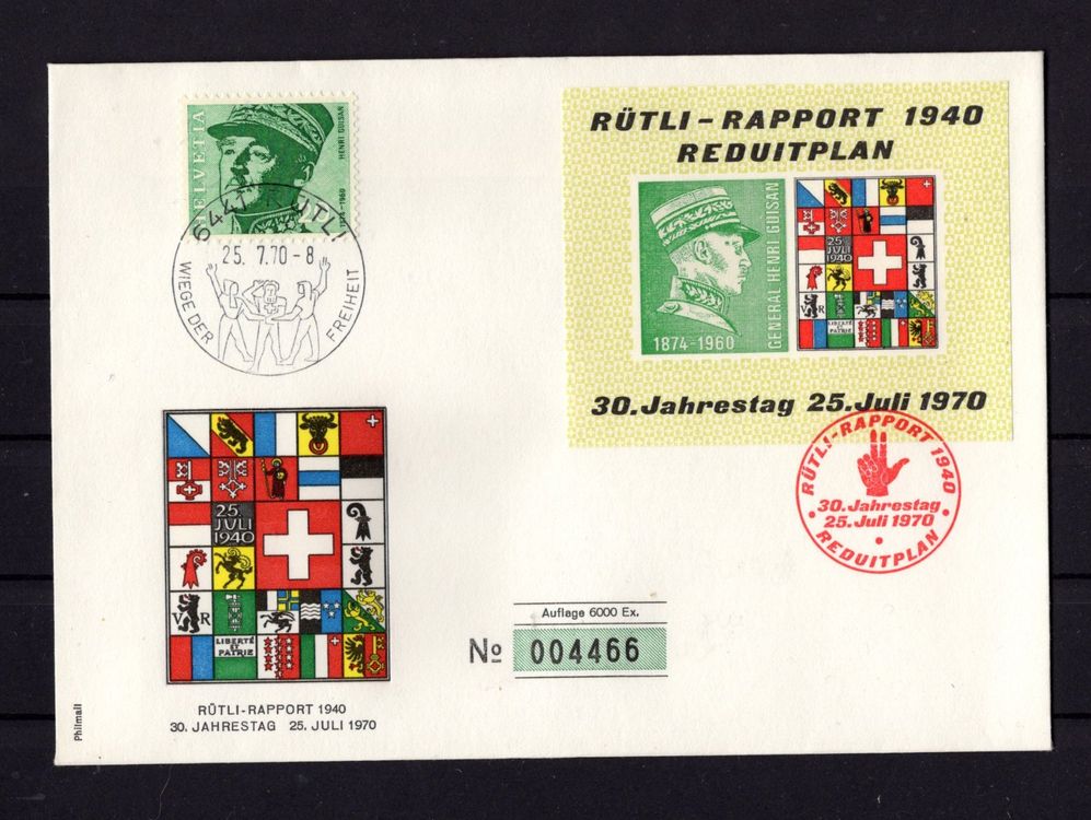 R1428 / Rapport-Rutli 1940 général Guisan (Gebraucht) in Ste-Croix für CHF 2 – mit Lieferung auf ...