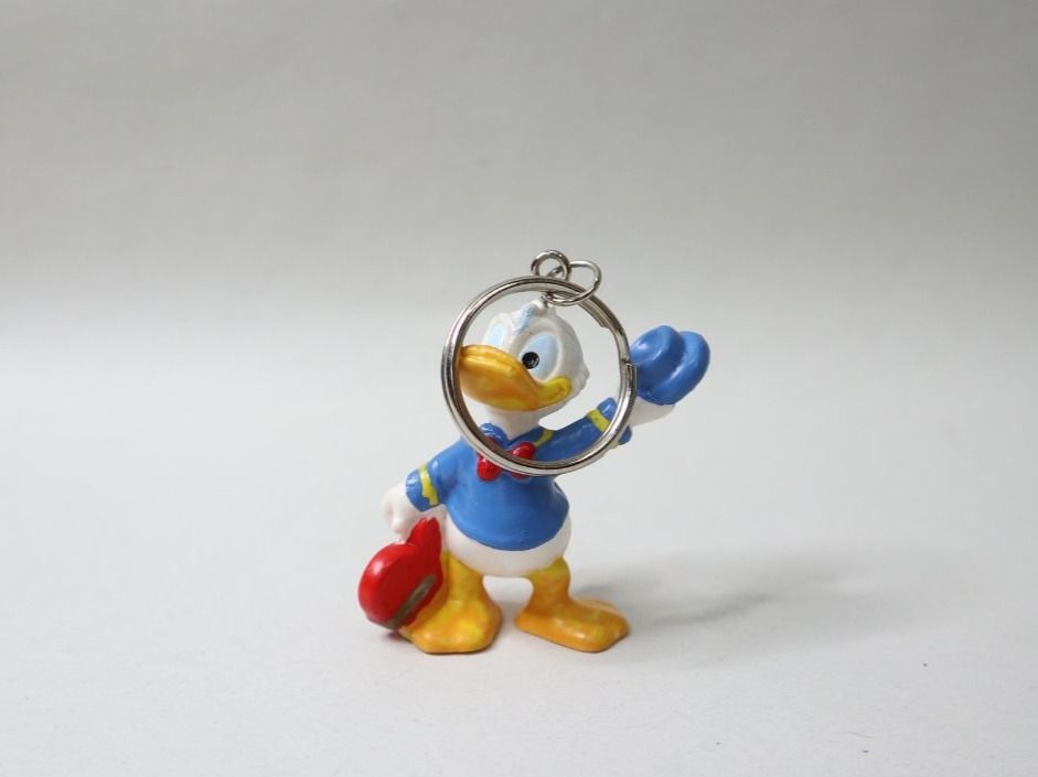 Disney Donald Duck Schlüsselanhänger Bully Handbemalt German (Neu (gemäss Beschreibung)) in ...