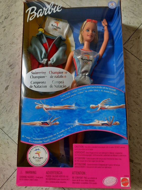 BARBIE, CHAMPIONNE DE NATATION. De 1999. JEUX OLYMPIQUES (Gebraucht) in Le Locle für CHF 36 ...