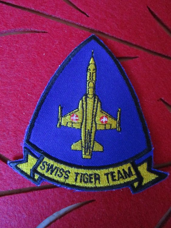 SWISS AIR FORCE SWISS TIGER TEAM AUFNÄHER SEHR SCHÖN (Gebraucht) in ...